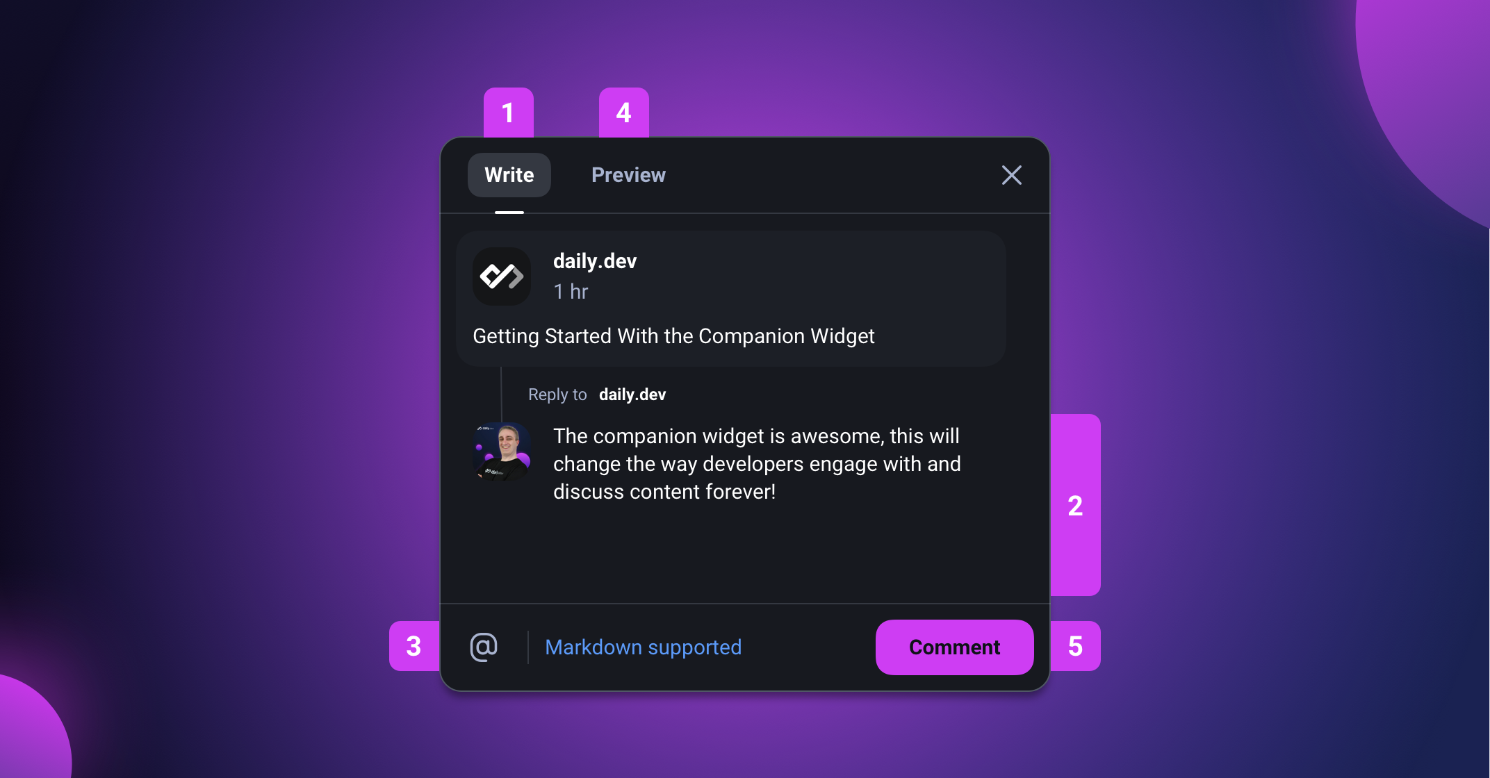 The Companion Widget